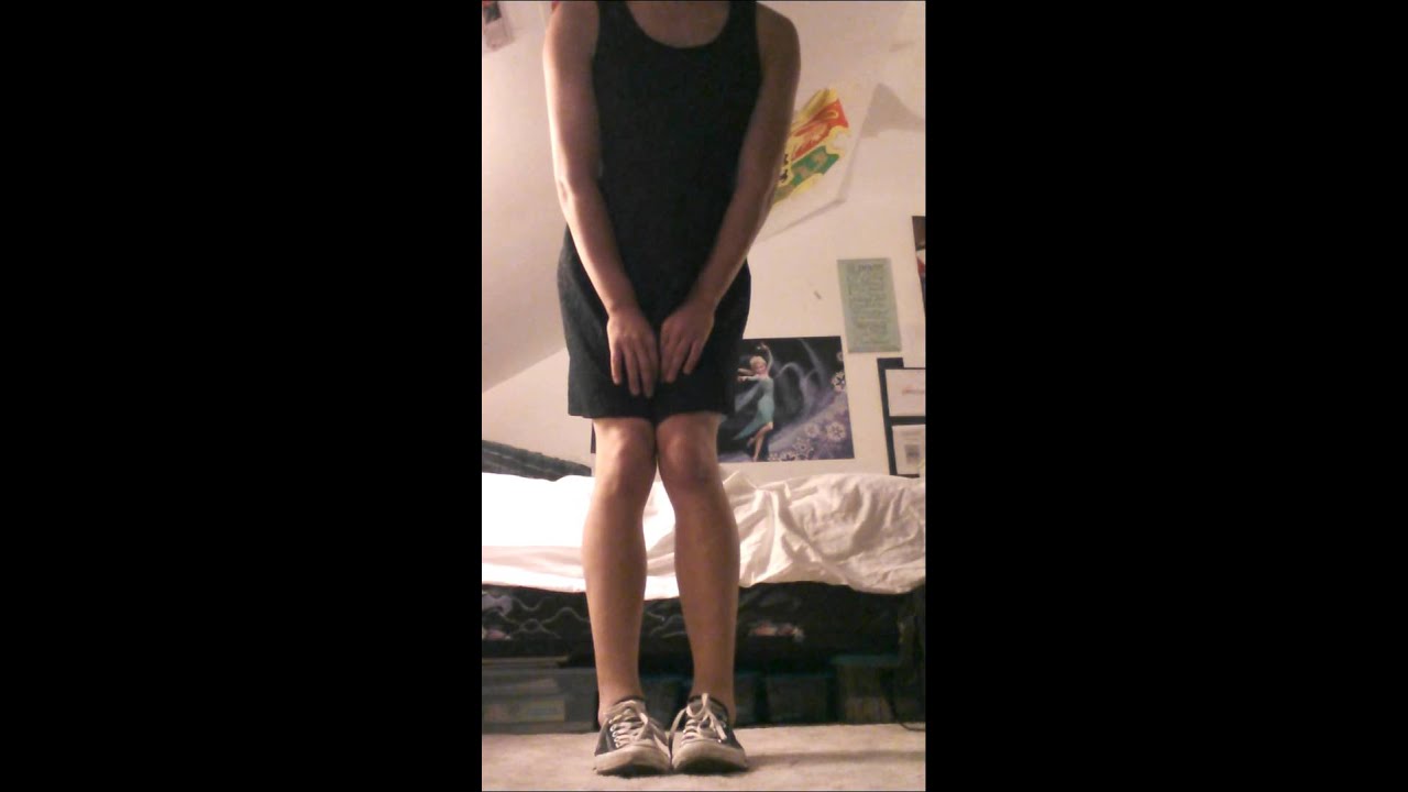 Crossdresser Lindsay - New Little Black Dress - YouTube