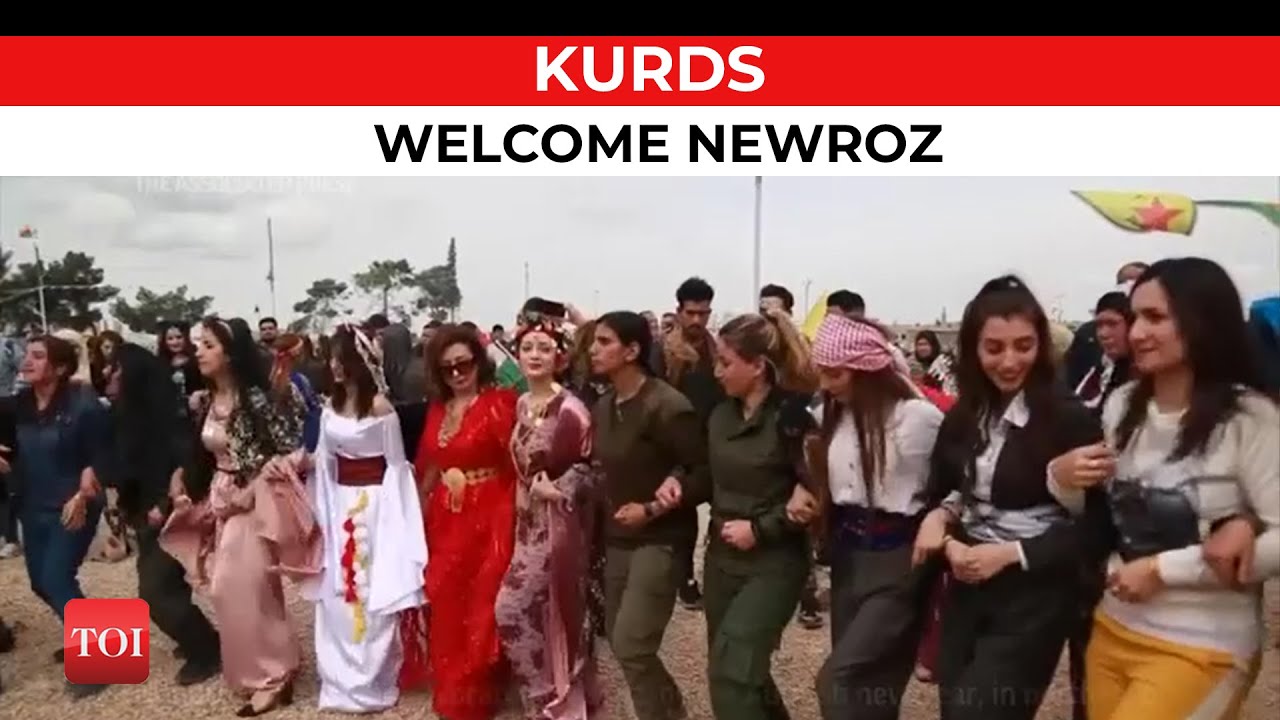 Kurdish New Year | Syrian Kurds celebrate Newroz with song and dance ...