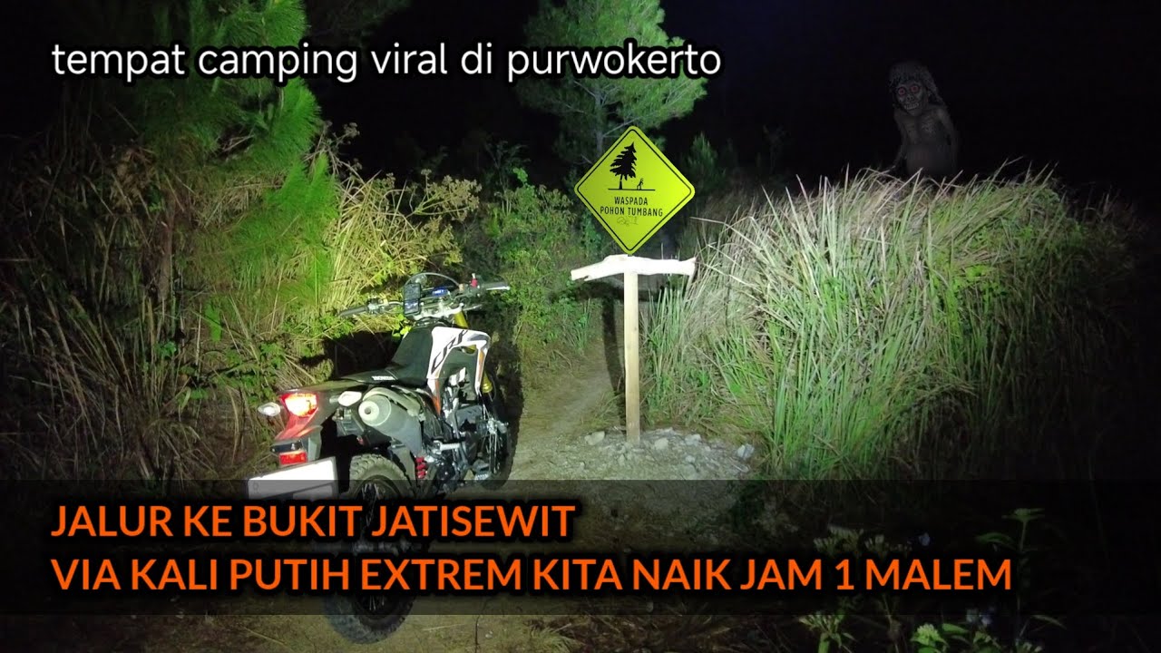 JALAN KE JATISEWIT TEMPAT CAMPING YANG VIRAL DI PURWOKERTO LEWAT DESA ...