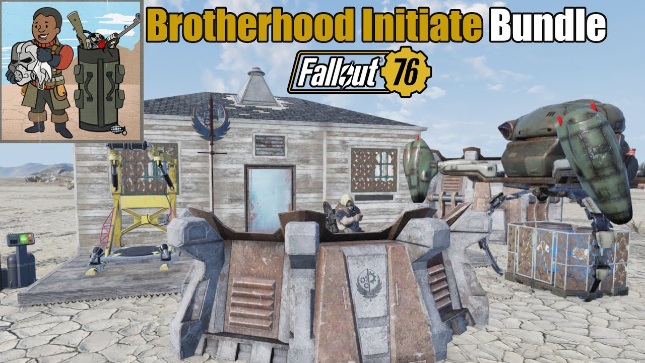 Brotherhood Initiate Bundle - Fallout 76 Showcase - YouTube