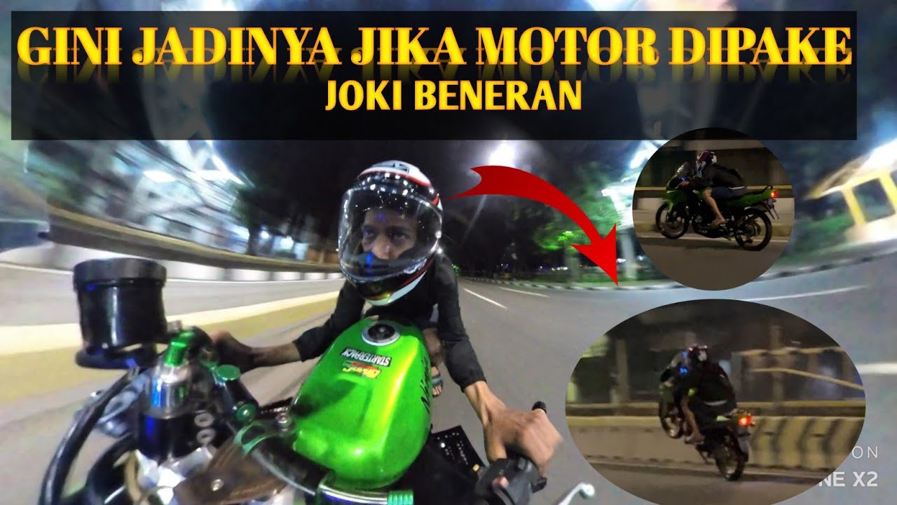 GINI JADINYA BILA MOTOR DI TANGAN JOKI|NINJAVLOG|IBUKOTA#2stroke # ...