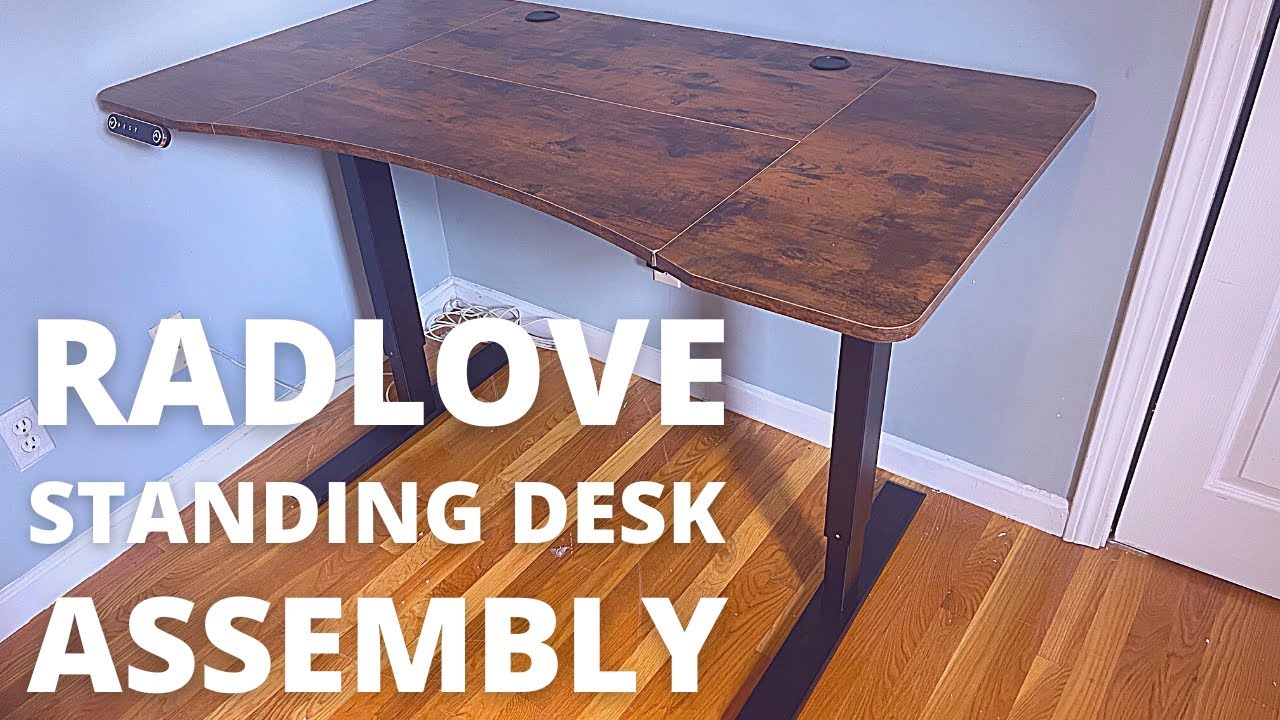 Radlove Electric Standing Desk Assembly aka Daiah Ergonomic Curved ...