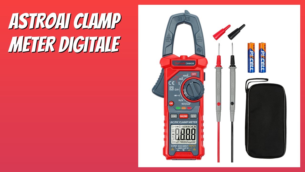 RECENSIONE (2026) : AstroAI Clamp Meter Digitale. DETTAGLI - YouTube