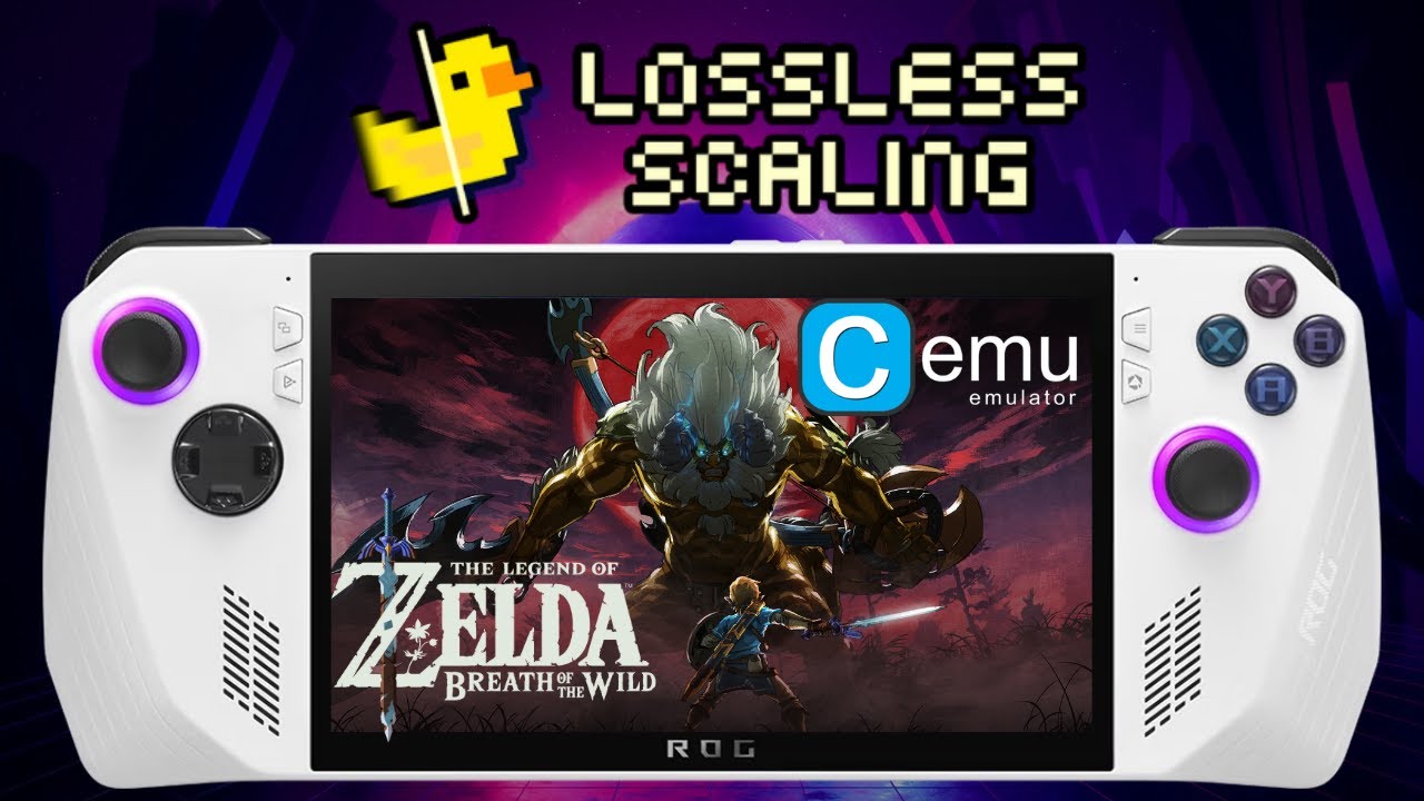 The Legend of Zelda: Breath of the Wild (CEMU) With Lossless Scaling ...