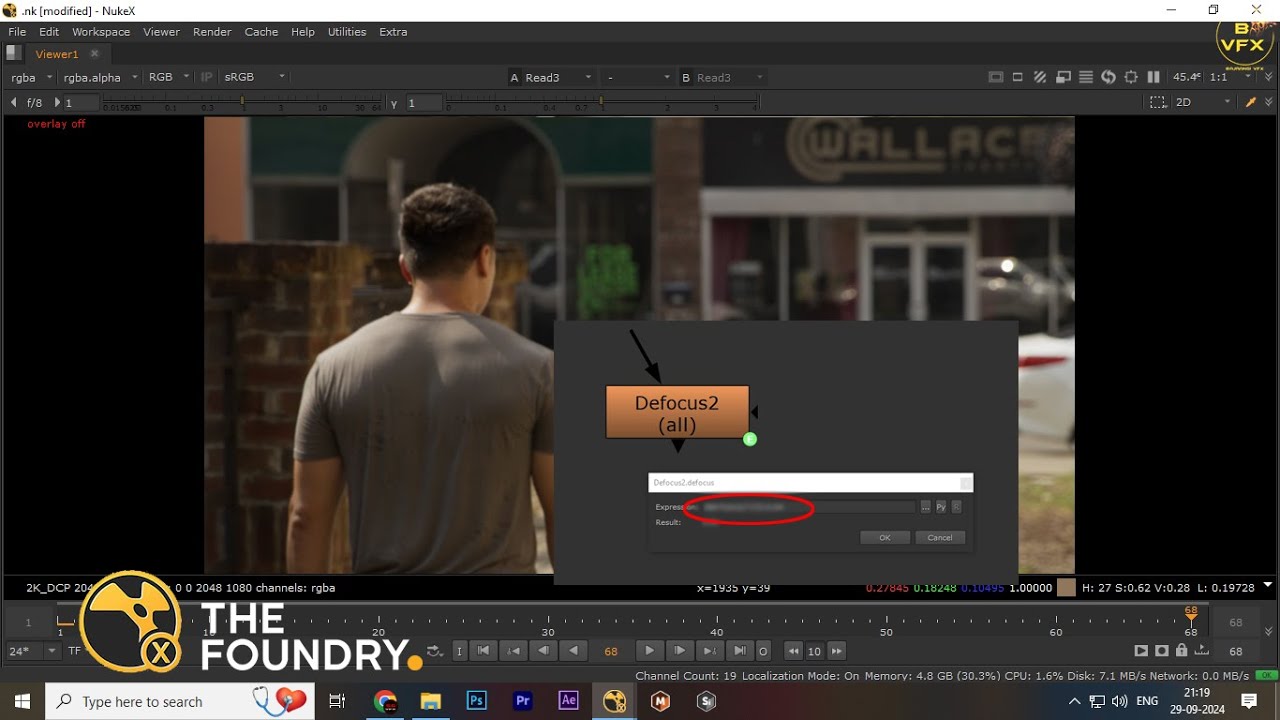 How to automate Defocus in Nuke X | Foundry Nuke X | BAJRANGI VFX - YouTube
