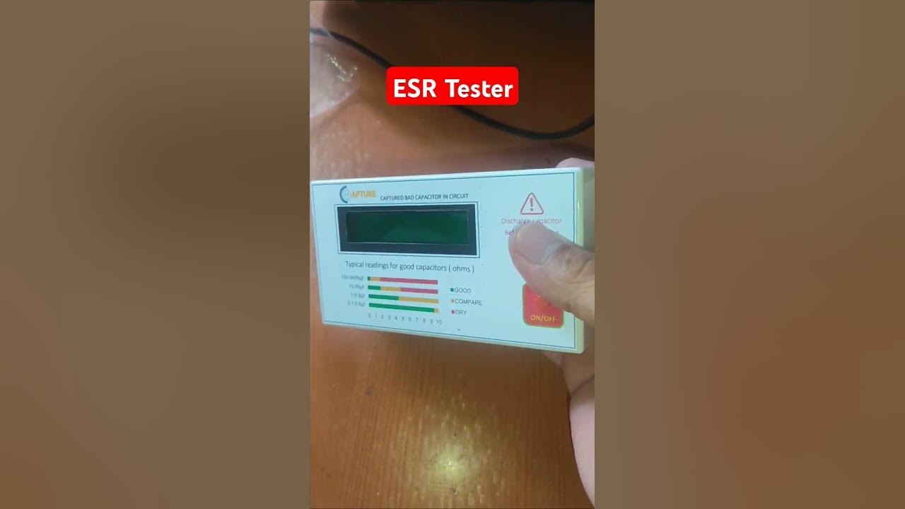 Esr Tester Free Costumize Design Codes Etc Capacitor Arduino Arduinoproject Labview Youtube