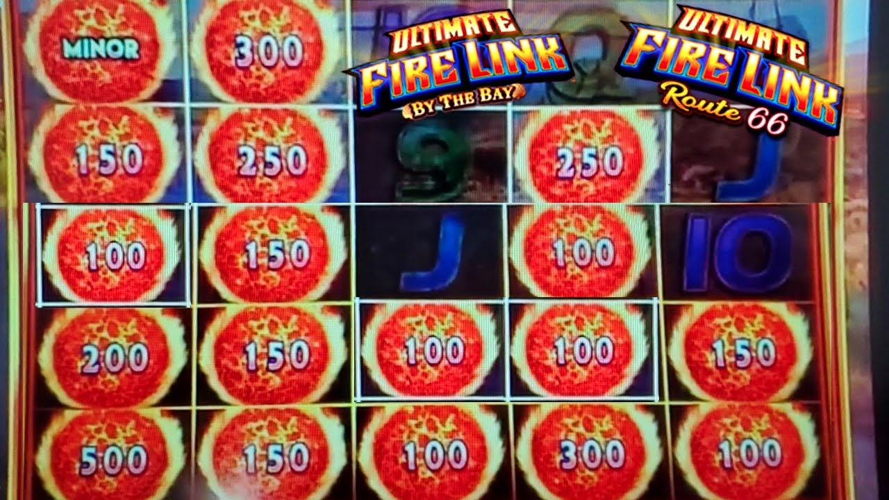 High Limit Ultimate Fire Link ROUTE 66 Slot Machine Bonus Win ! Season ...