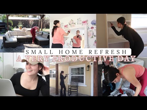 Home refresh and get it all done with me ! Bedroom refresh, cleaning ...