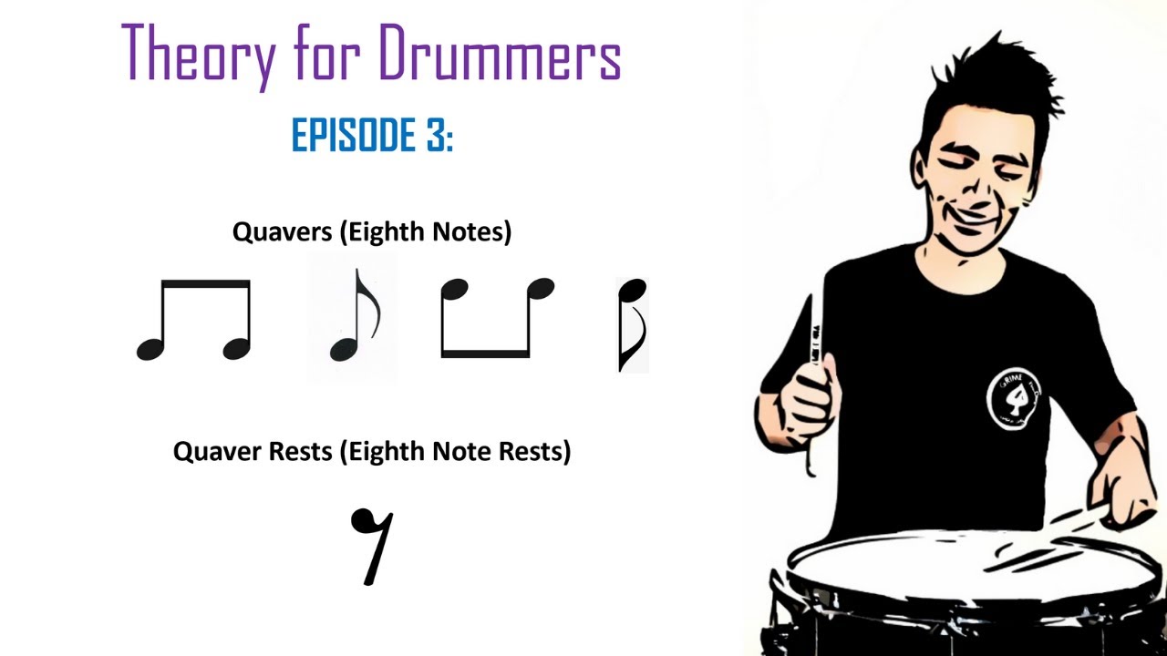 Quavers (Eighth Notes) - Theory for Drummers Ep 3 - YouTube