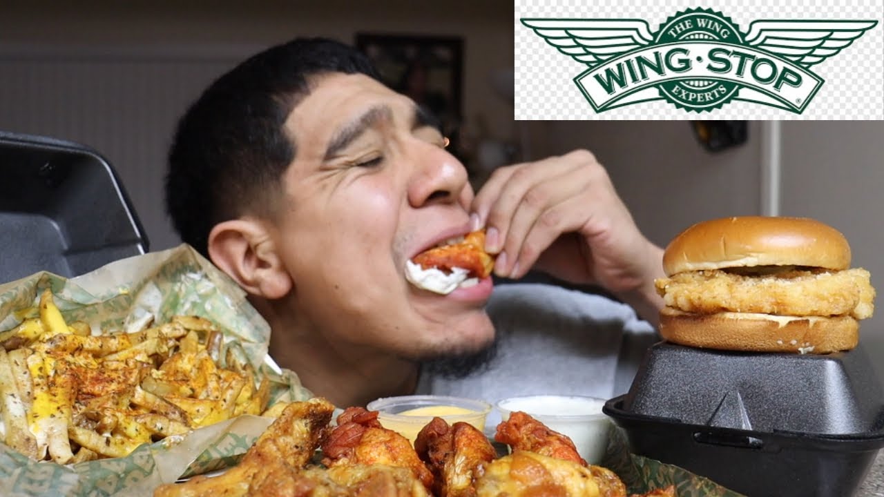 Wingstop Mukbang - YouTube