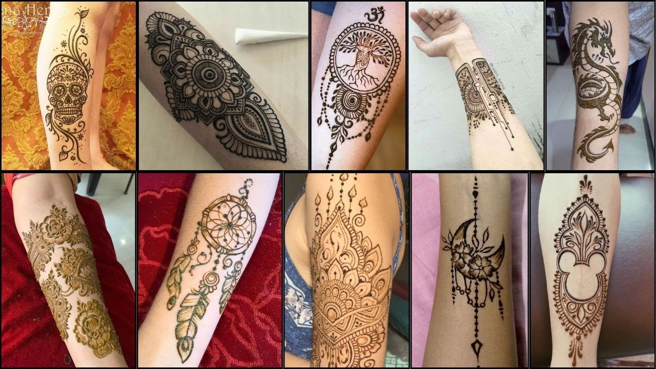 Arm mehndi designs | Arm henna design | Simple mehndi design | Arm ...
