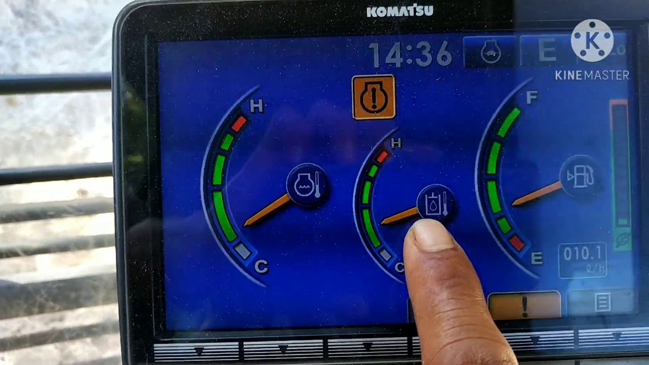 #cara mudah memahami simbol dan fungsi di layar monitor komatsu pc200-8 ...