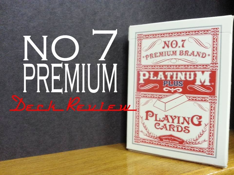 Deck Review: No.7 Premium Brand - Platinum Plus - Playing Cards - YouTube