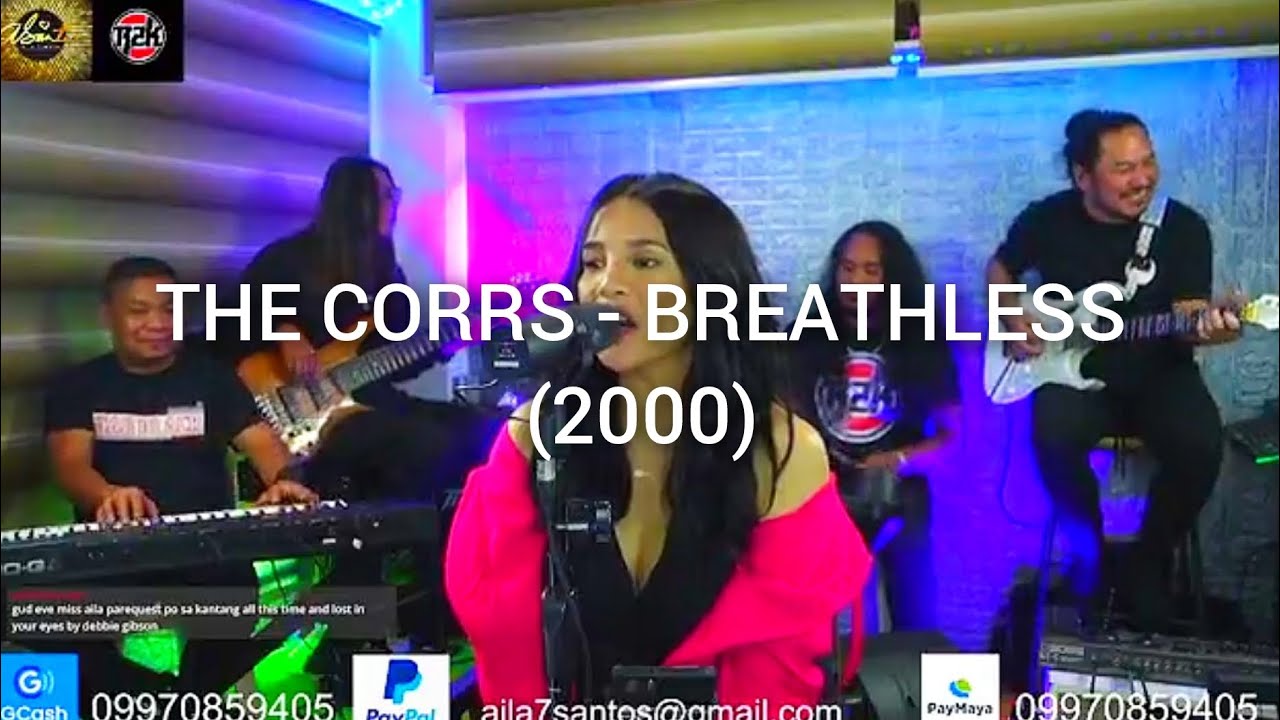 BREATHLESS BY THE CORRS - AILA SANTOS WITH R2K BAND (COVER) - YouTube