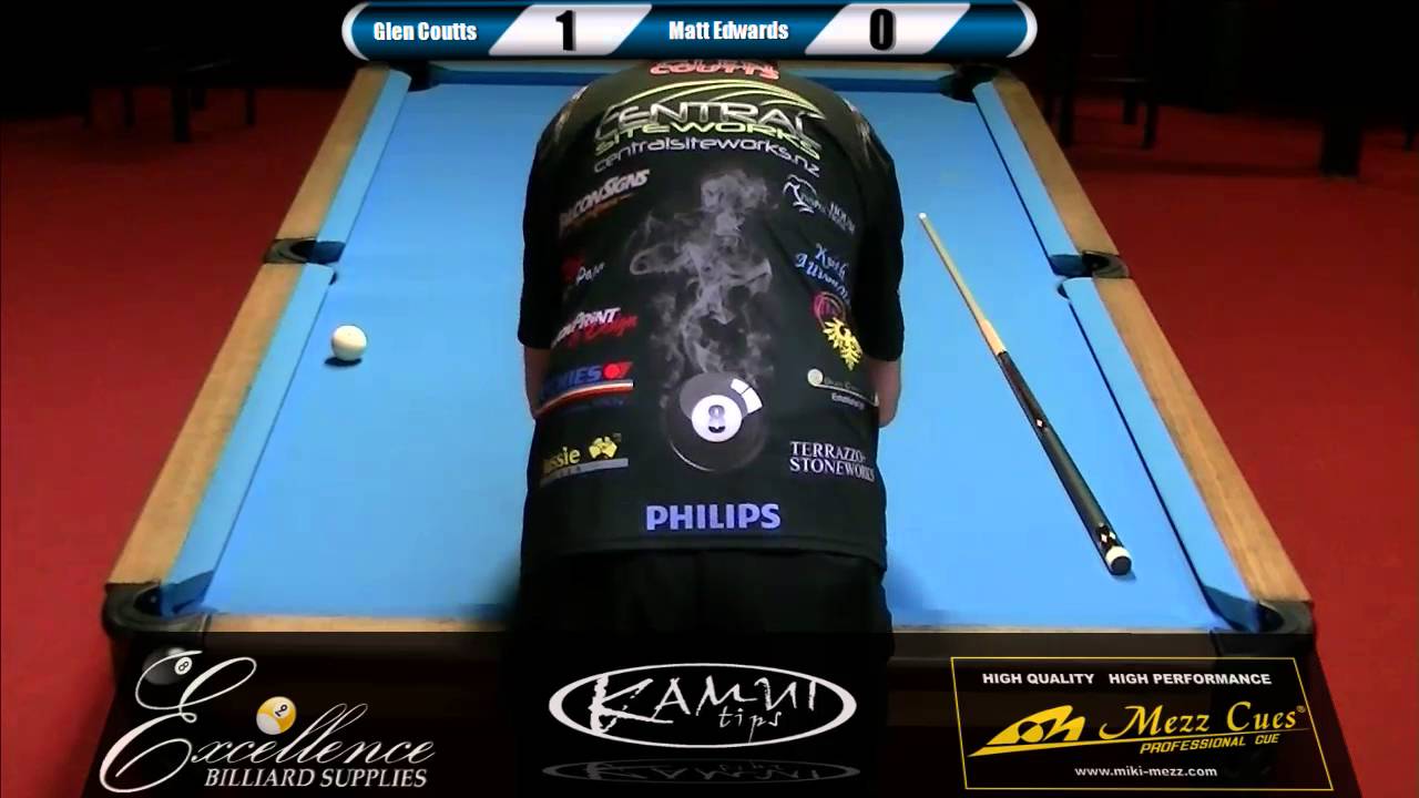 Final: 2016 North Island 8-ball Championship - Matt Edwards v Glen ...