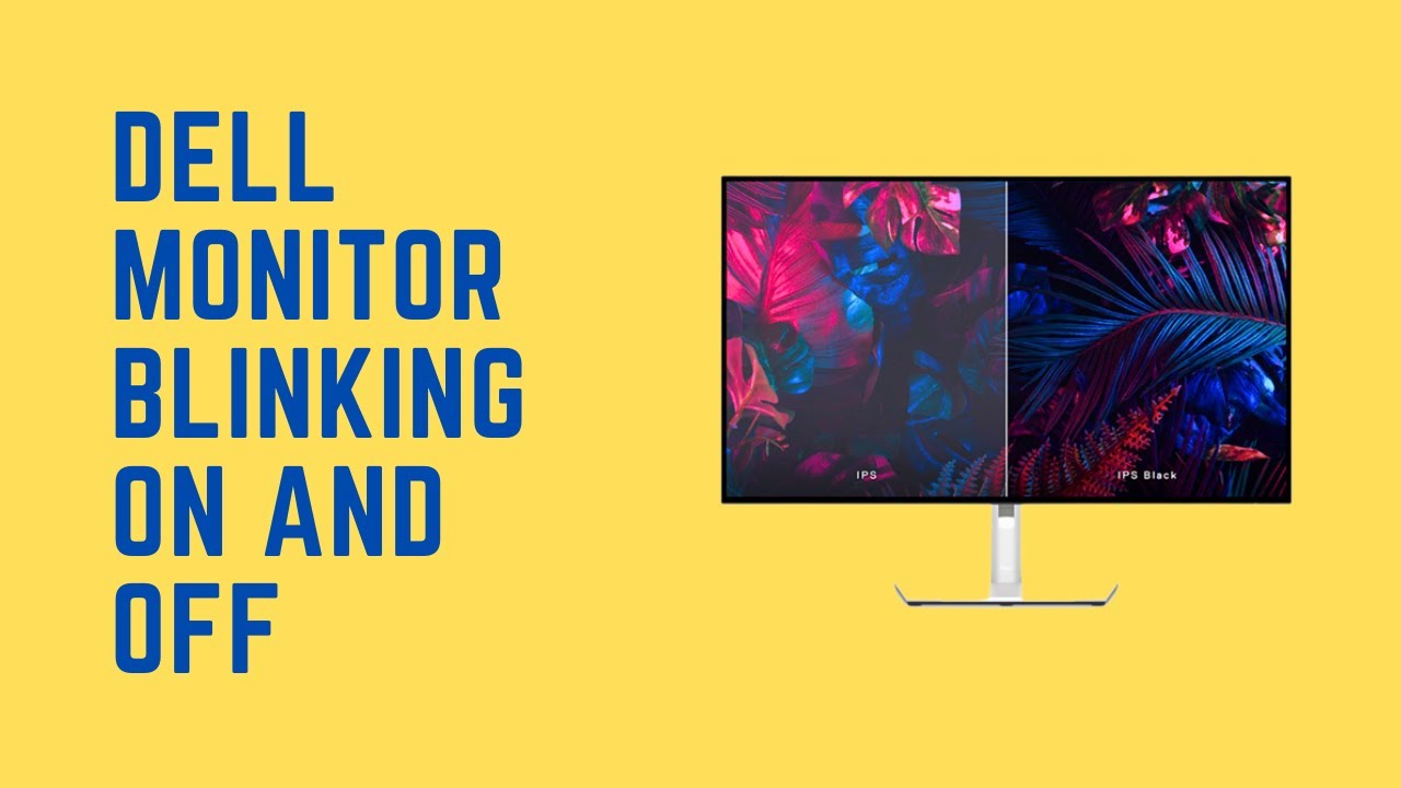 Dell Monitor Blinking OR Flickering On And Off Fix It Now YouTube dell-monitor-blinking-or-flickering-on-and-off-fix-it-now-youtube