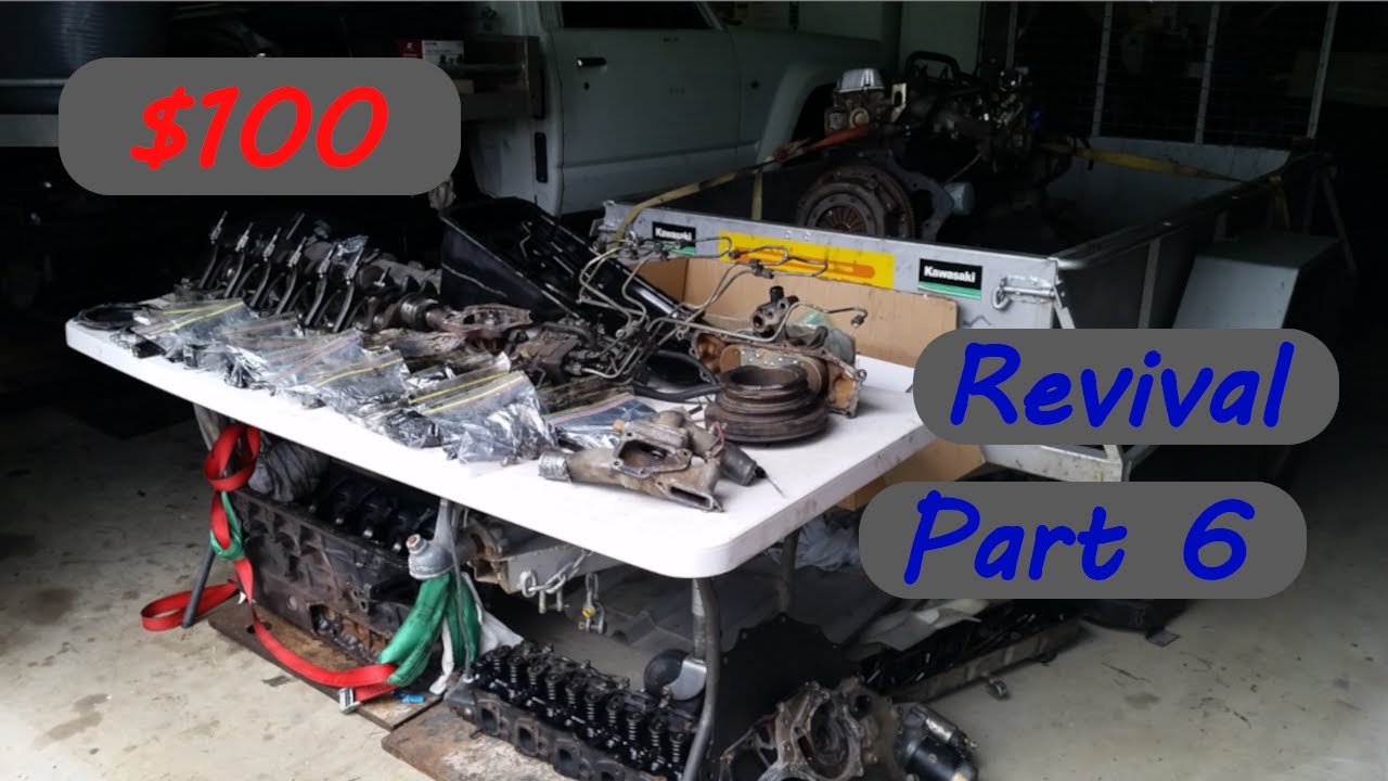 Engine swapping my GQ patrol Ute for $100! - YouTube