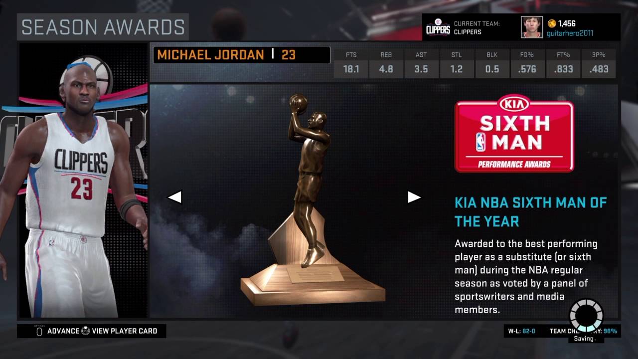 NBA 2K16 My League 164-0 Challenge With A All NBA Prime Legend Team ...