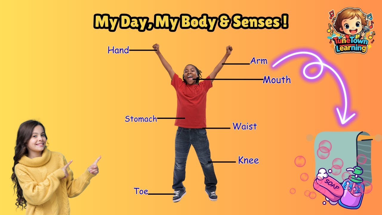 Sing & Learn: Body Parts, Five Senses, and My Day! | Toddlers ...