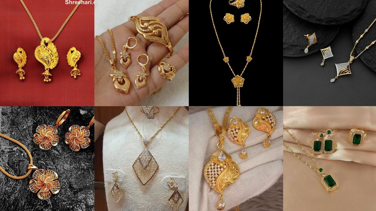 Trendiest 1 tola Gold Necklace & Locket Set Design Ideas #gucci # ...