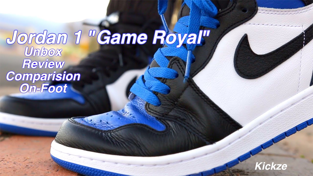 Retail Jordan 1 "Blue Toe" VS Gifted Jordan 1 "Blue Toe" - YouTube