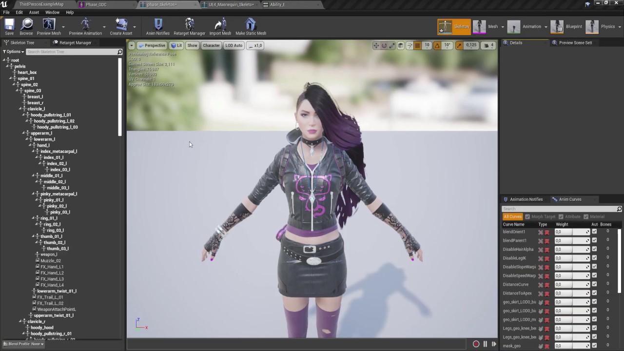 Unreal Engine 4 Retarget avec Personnage Paragon - YouTube