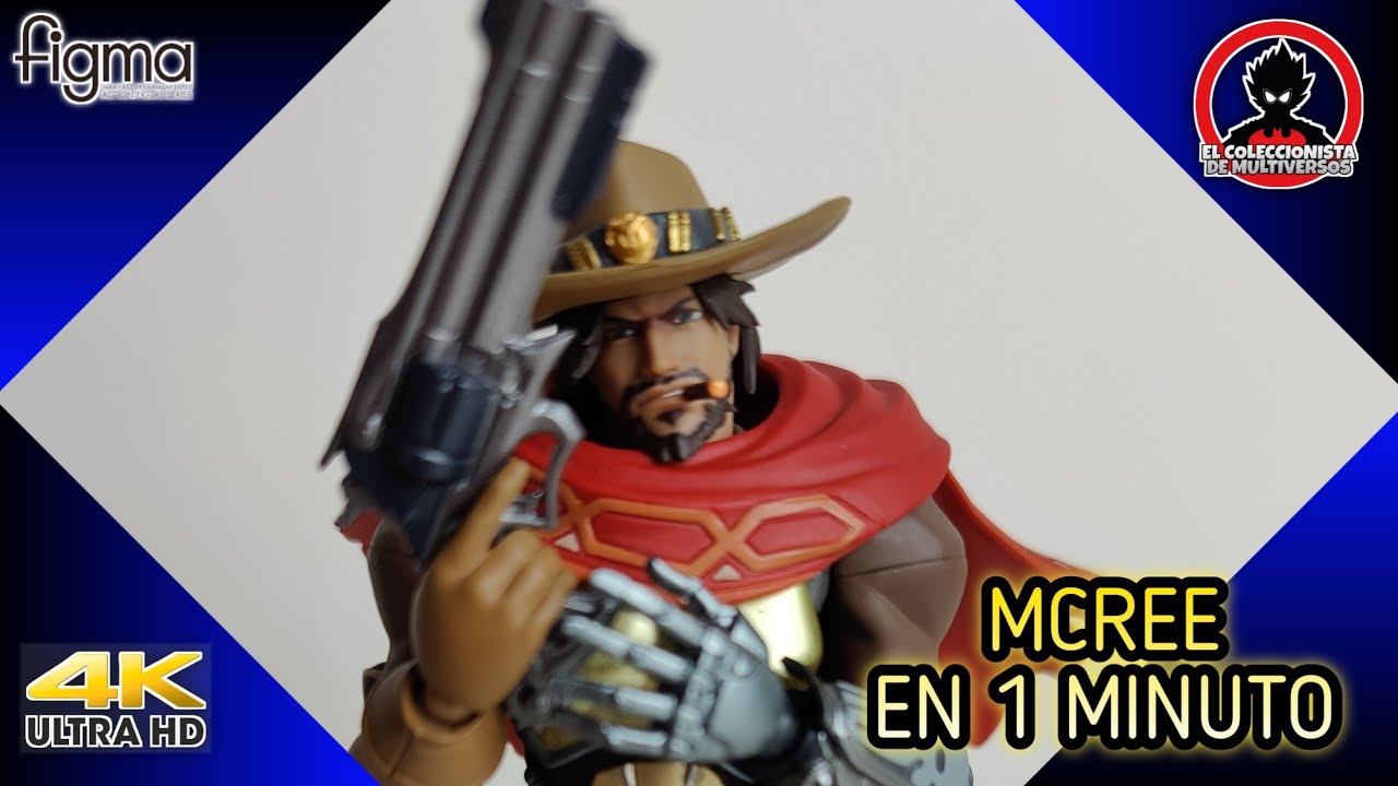 🤠 MCCREE🤠 Overwatch Figma en 1 minuto! Sensacional figura! - YouTube