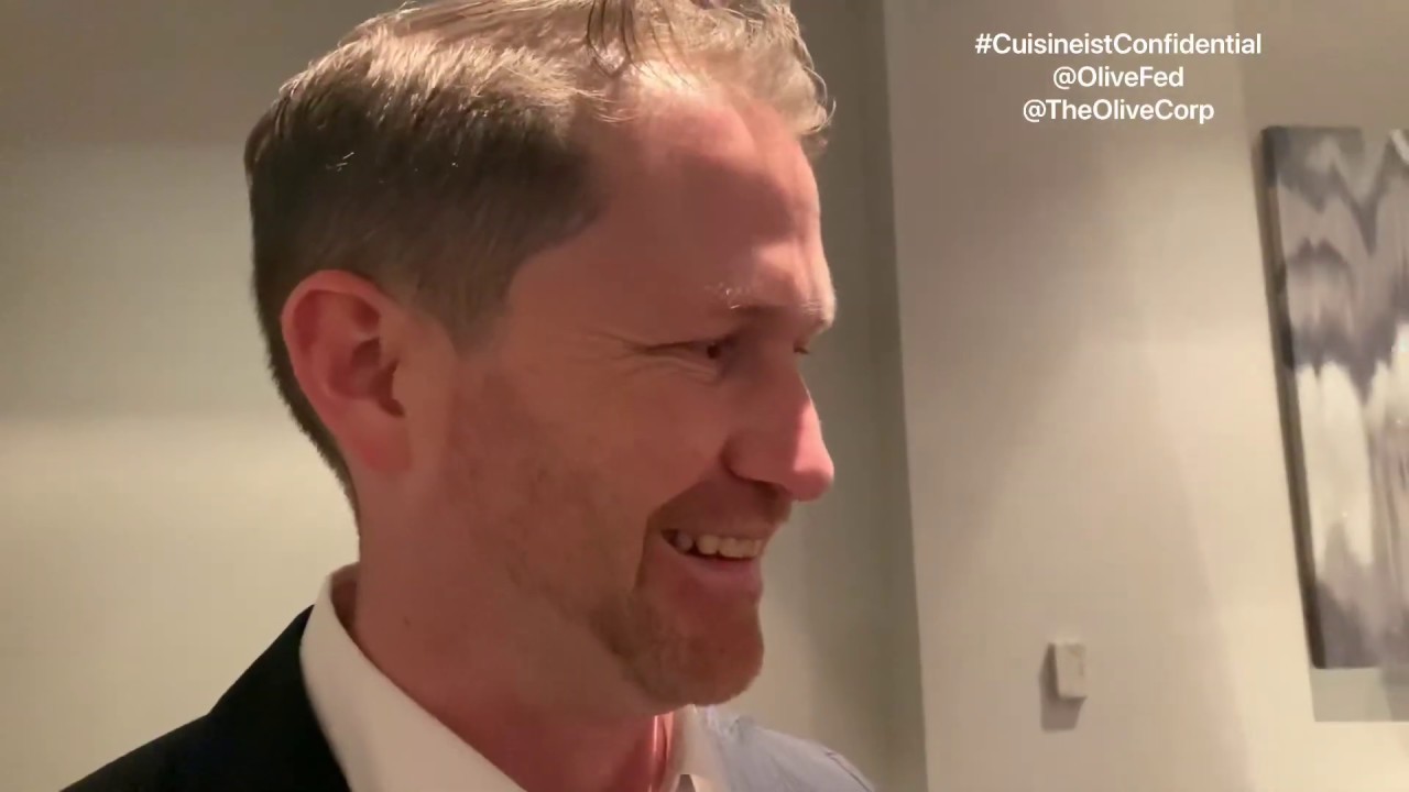 UMAMI CEO Gavin Dunne as he explains Olive Fed Beef and Mangalista Pigs ...