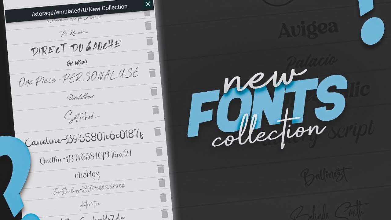 New Premium Fonts Collection by Alee Creation | How to add fonts in ...