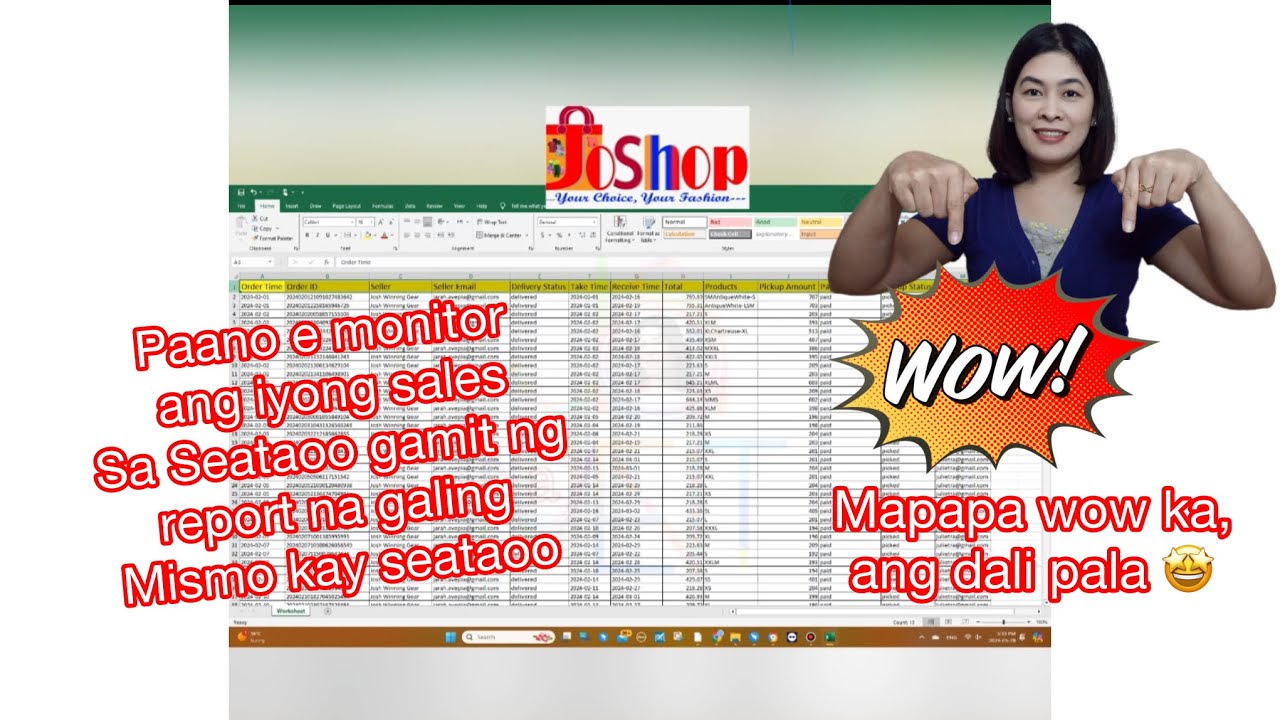 Paano koba tinatrack sa aking monthly sales report kay seataoo, seataoo ...