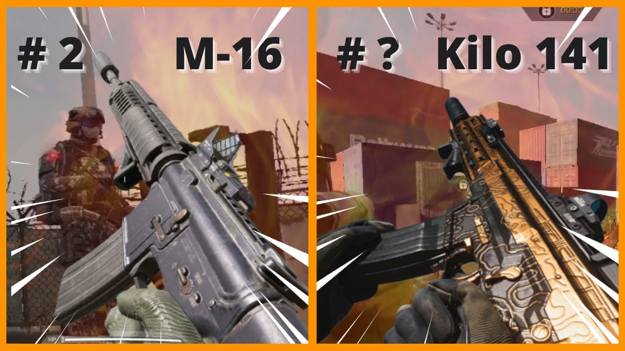 Los 10 mejores rifles de asalto - Nueva temporada codm 😱 - YouTube