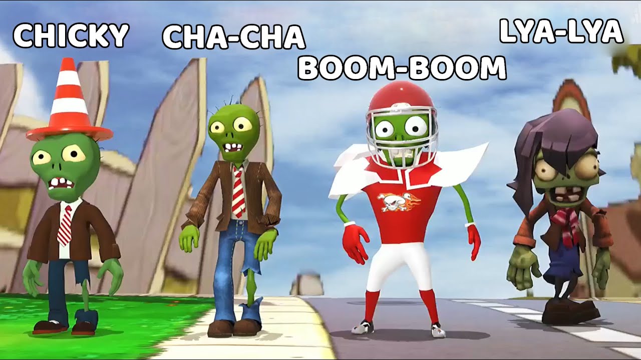 Zombies Chicky, Cha-Cha, Boom-Boom, Lya-Lya - PvZ Cartoon Fun Episode 1 ...