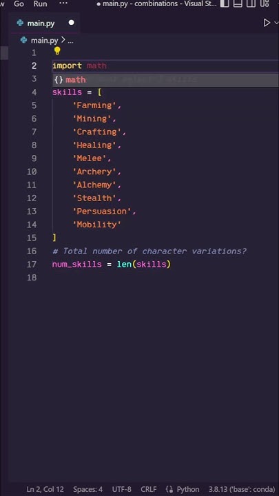 Character Customization In Python?? #python #programming #coding - YouTube