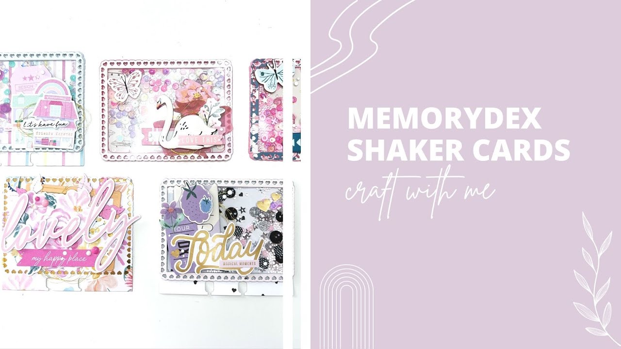 Memorydex Shaker Cards - Craft with me @Scrapdiva29 #scrapdivadesigns ...