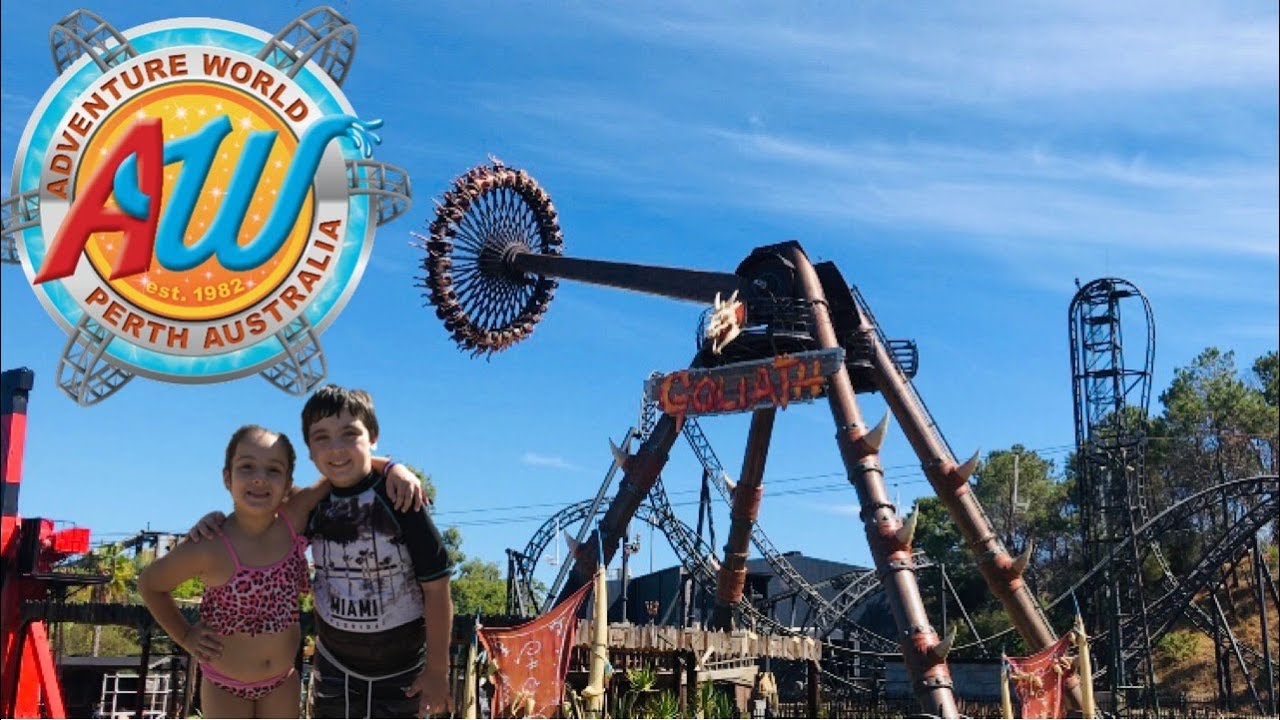 Adventure World 2019 - All the Rides! - YouTube
