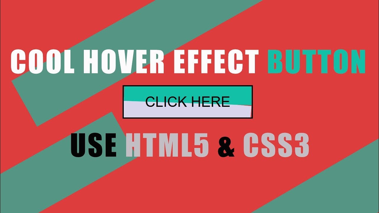 Css Creative Button With Cool Hover Effect Css3 Hover Effect Youtube 5747
