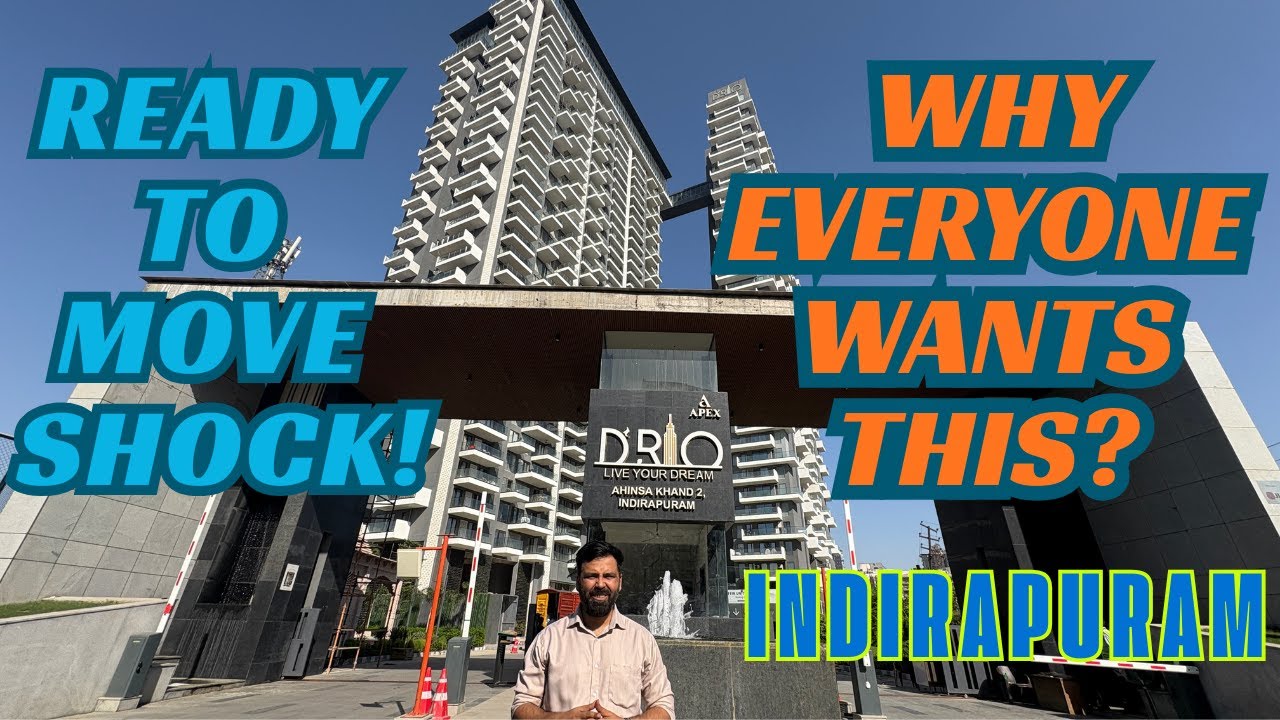 Apex Drio Indirapuram – Real Site Visit & Price Update 2025 - YouTube