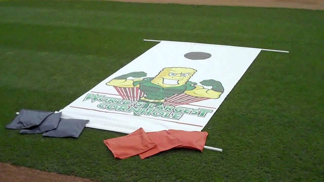 World's Largest Cornhole - YouTube