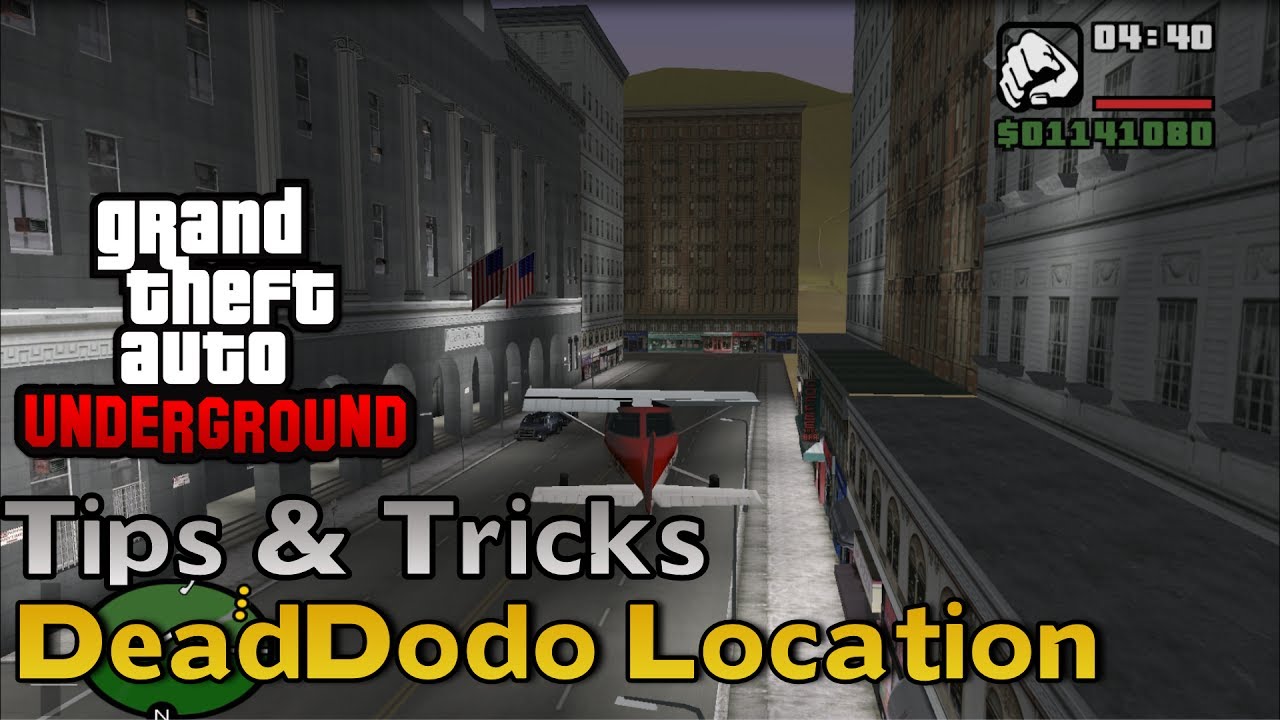 GTA Underground - Tips & Tricks - DeadDodo Location - YouTube