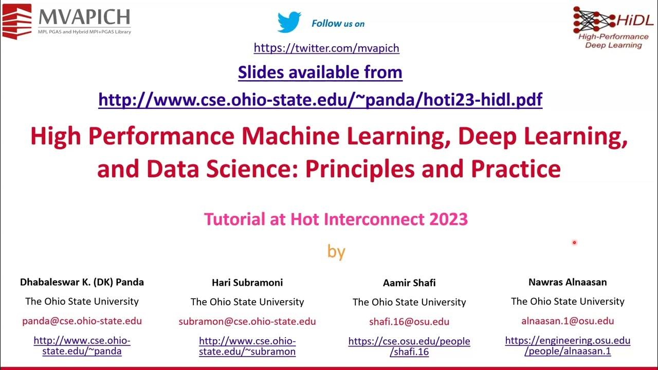 High Performance Machine Learning, Deep Learning, and Data Science: Principles and Practice ...