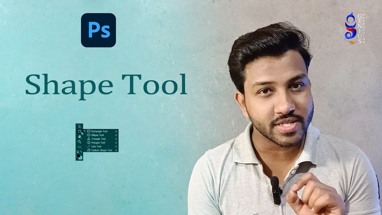 Shape tool:Digital painting in Photoshop class 5 - YouTube