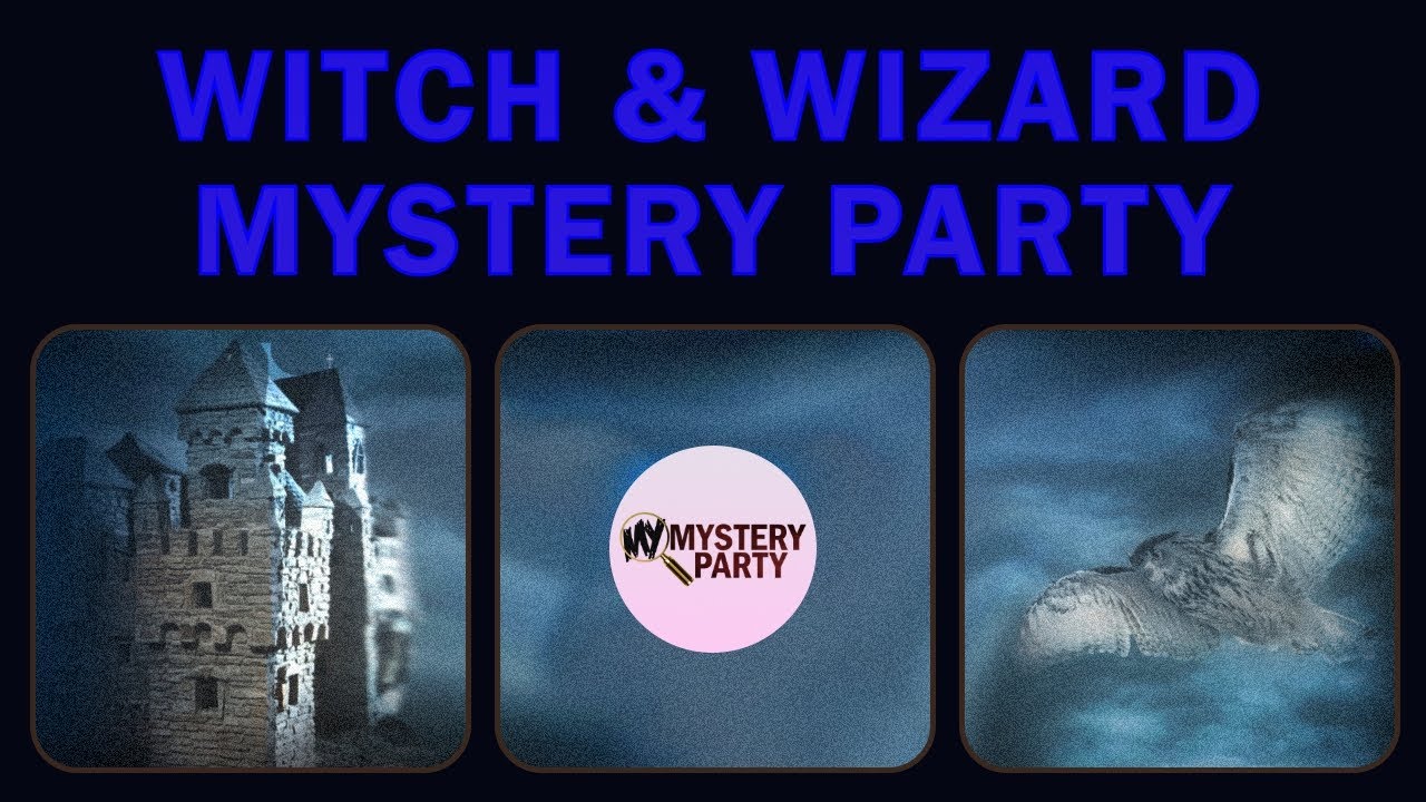 Witch & Wizard Murder Mystery Party Game by My Mystery Party - YouTube