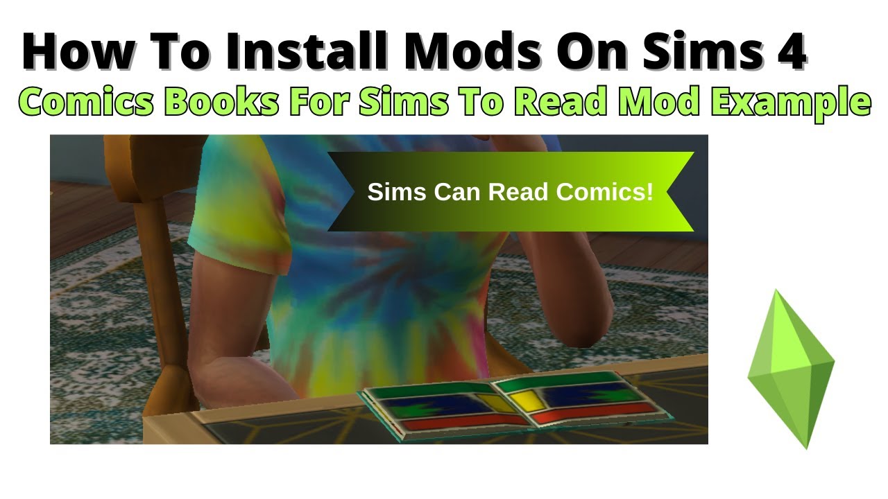 How To Install Comic Books For Sims To Read Mod For Sims 4 | 2025 - YouTube