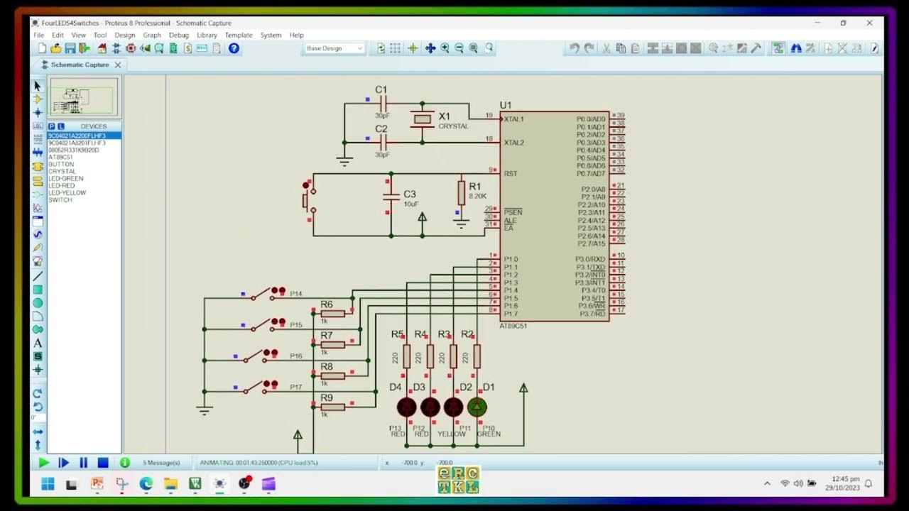 Interrupt Programming: A Simple Simulation Using Keil Microvision and Proteus. - YouTube