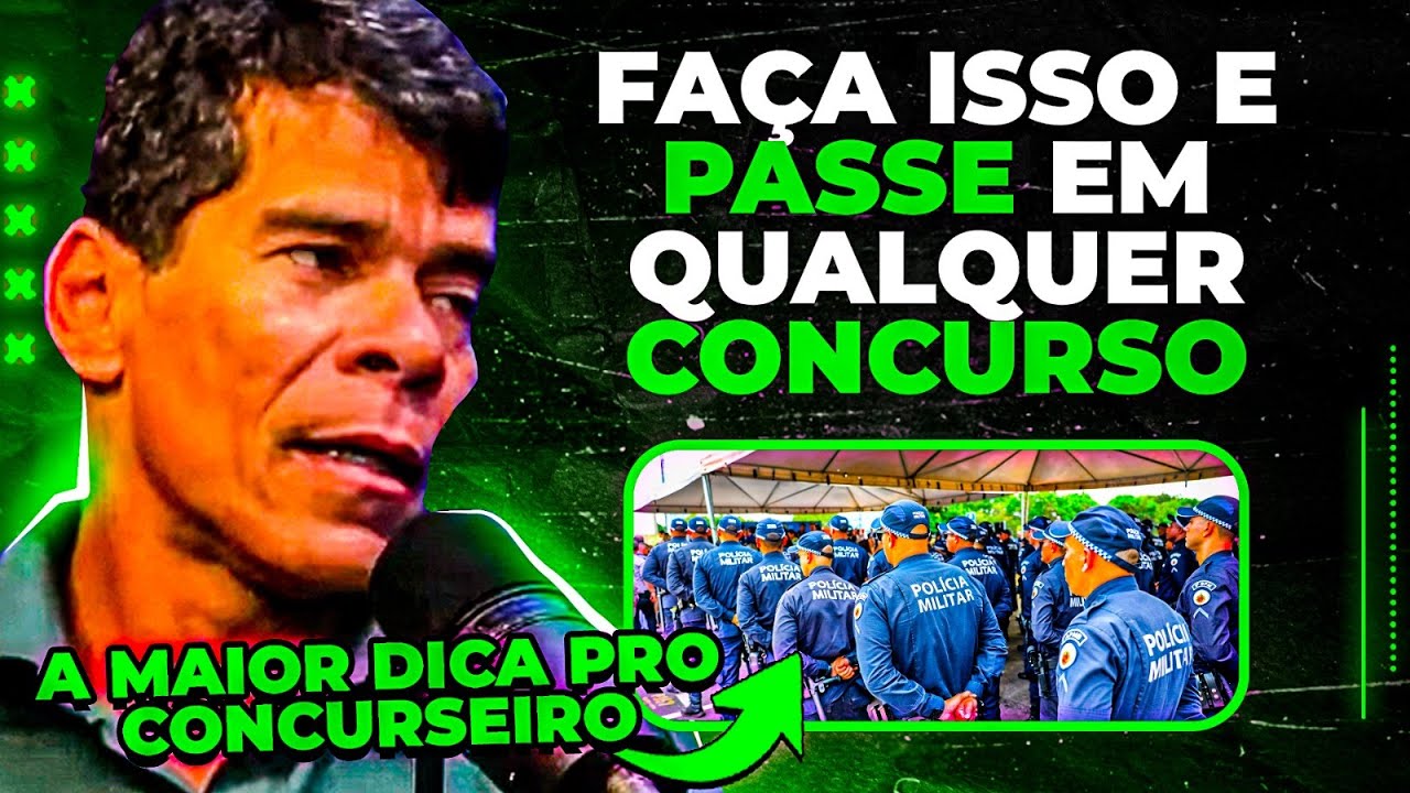 A MAIOR DICA PARA O CONCURSEIRO DE POLICIA | JORGE ( KLESS DAQUELES ...