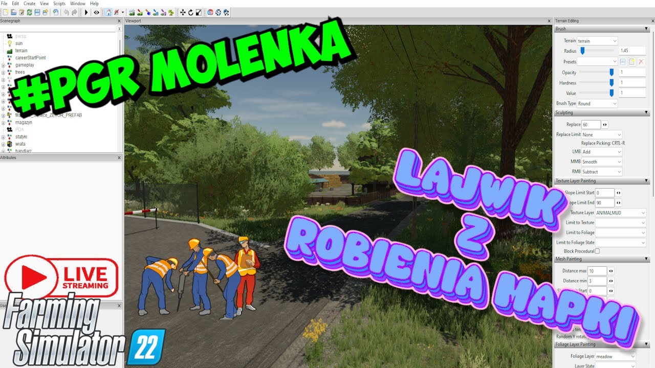 🔴Ciąg dalszy robienia mapki 🔴 Wbijaj na bajerę ! #fs22 #fs22mods # ...