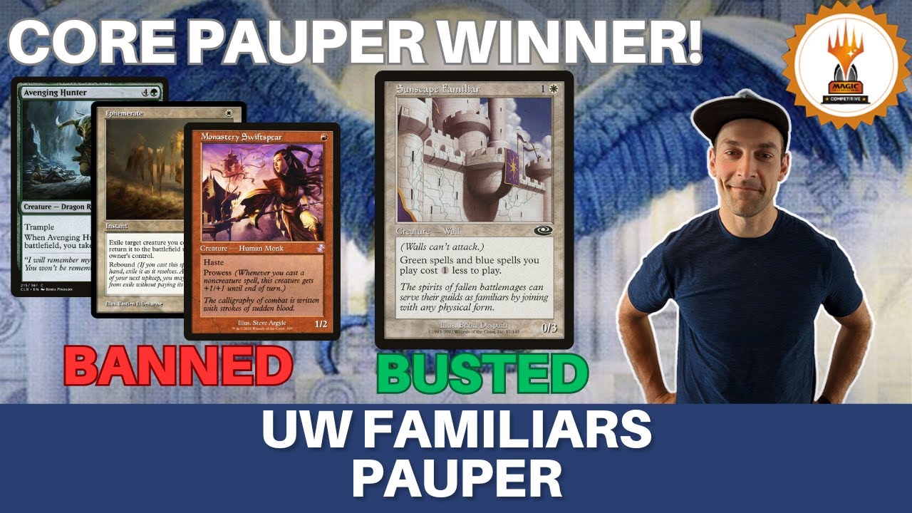 No supplemental sets Core Pauper Tournament WINNER! Fams is just a busted deck | MTG Pauper ...