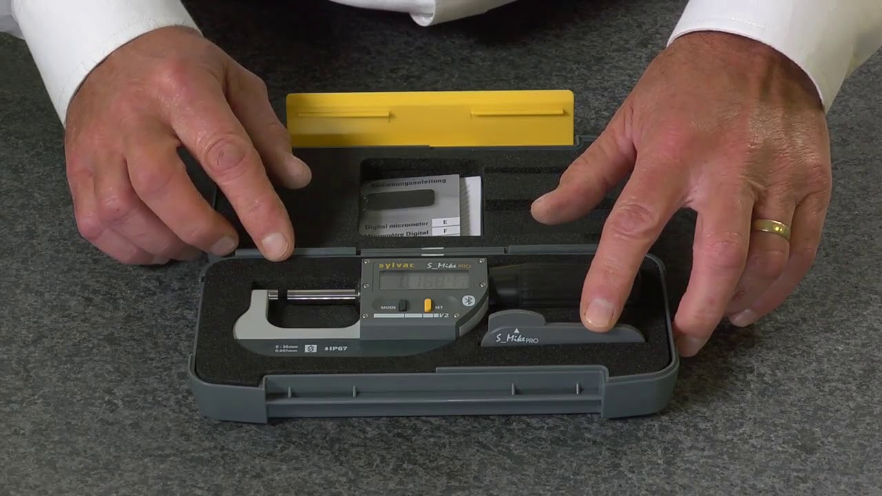 Fowler Rapid Bluetooth Electronic Micrometer 54-815-130-0 - YouTube
