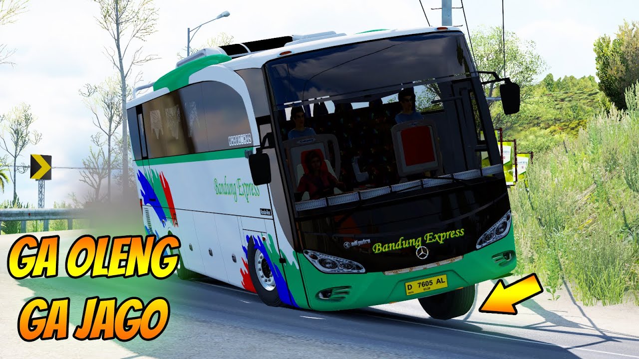 BUS BANDUNG EXPRESS OLENG || ETS 2 BUS MOD INDONESIA - YouTube