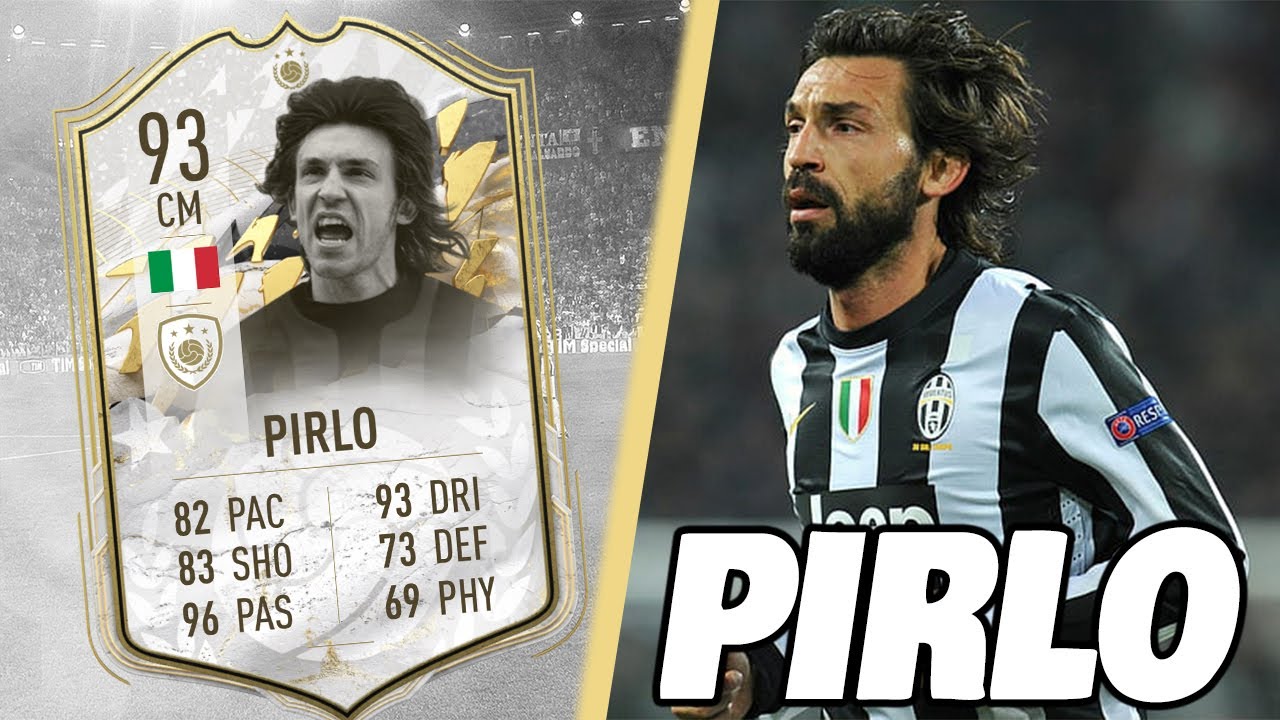 FIFA 22 ICON MOMENTS PIRLO PLAYER REVIEW | 93 ANDREA PIRLO REVIEW ...